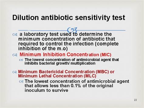 Lab 6 Antibiotic Sensitivity Testing 1 Definition And