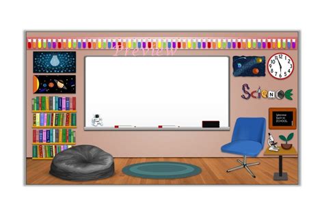 Plantilla De Aula Bitmoji Ciencia Etsy España