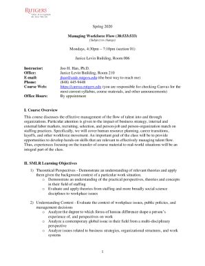 Fillable Online Managing Workforce Flow 38 533 533 Fax Email Print PdfFiller