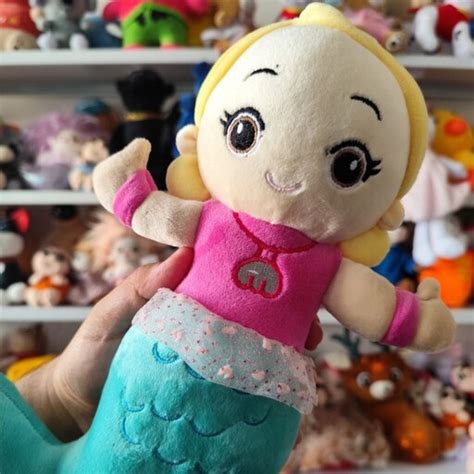 خرید و قیمت عروسک دخترانه پری دریایی پارچه از جنس نانو از غرفه فروشگاه