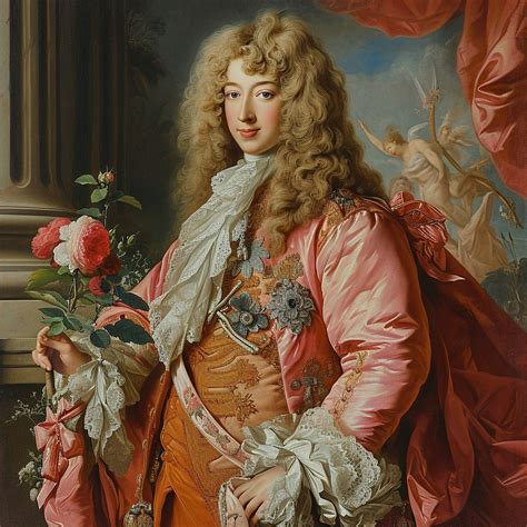 Rococo Портрет Рококо Король
