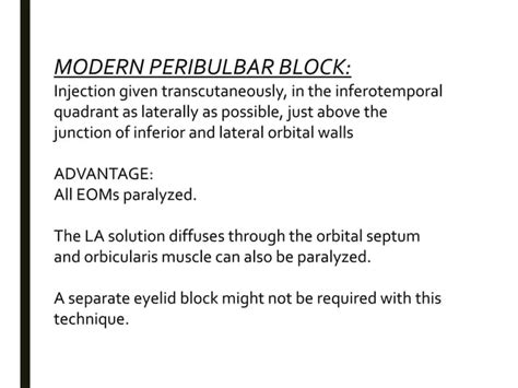 Ocular Anesthesia Pptx