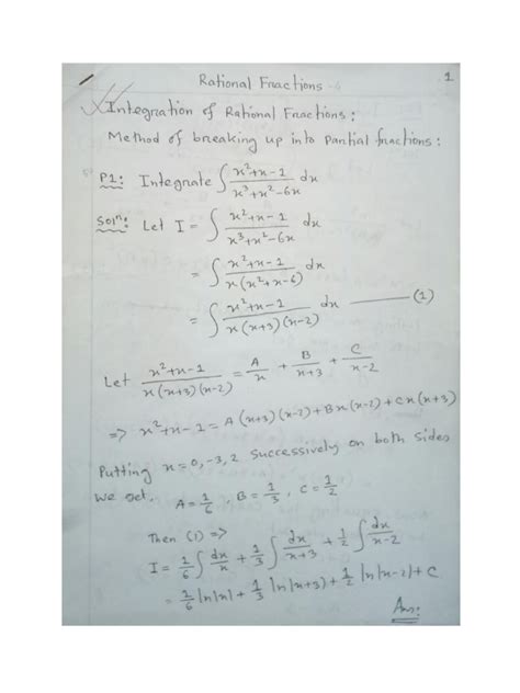 Partial Fractions Pdf