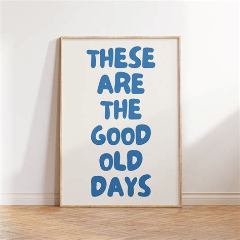 Good Old Days Etsy
