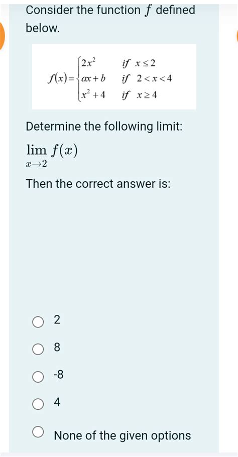 Solved Consider The Function F Defined Below Chegg