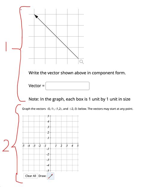 Solved Q Write The Vector Shown Above In Component Form Chegg