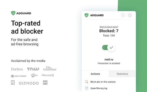 Adguard Adblocker Google Chrome