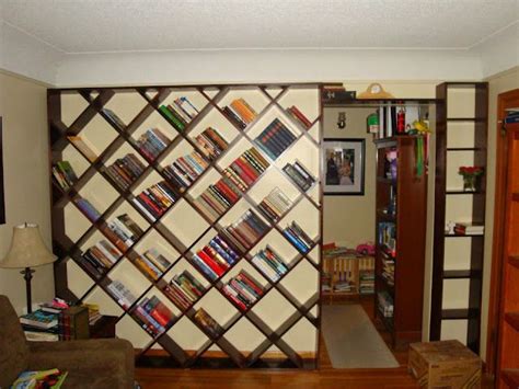Diagonal Bookshelf A Modern And Stylish Addition To Your Home