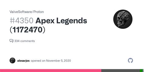 Apex Legends 1172470 · Issue 4350 · Valvesoftwareproton · Github