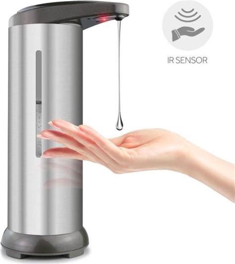 Automatische Zeepdispenser RVS Zeep Dispenser Handsfree Inclusief