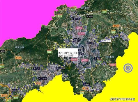 惠阳区各镇行政区划图 图库 五毛网