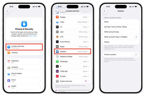 How To Manage Location Access Permission For Iphone Widgets