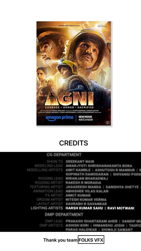 Hey Everyone Im Glad To Share That I Worked On The Movie Agni On Amazon Prime As A Cg