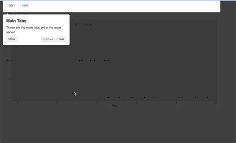 R How To Use Cicerone Guides In A Shiny App With Multiple Tabs And
