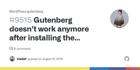 Gutenberg Doesnt Work Anymore After Installing The Update Plugin