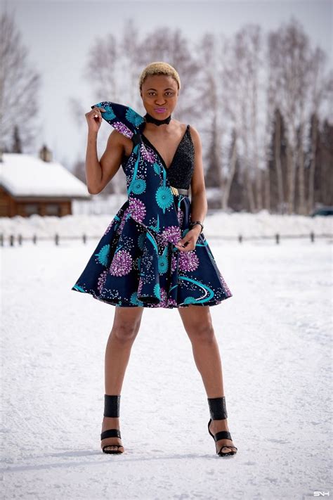 Stunning African Print Cocktail Dress