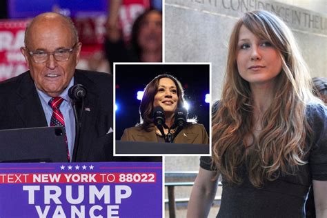 Rudy Giulianis Daughter Caroline Endorses Kamala Harris Newsweek