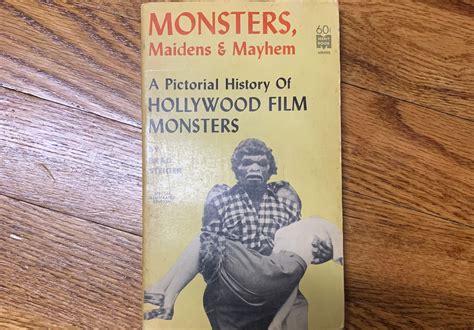 Vintage Book Monsters Maidens And Mayhem A Pictorial History Of