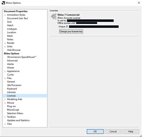 Rhinocommon Access To License Key Or Unique Id Rhino Developer