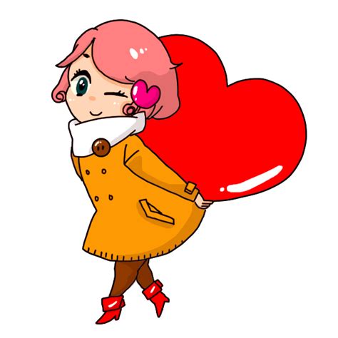 ハートちゃんのイラスト かわいいフリー素材が無料のイラストレイン