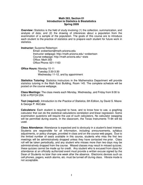 Introduction To Statistics And Biostatistics Midterm Exam Fall 2009