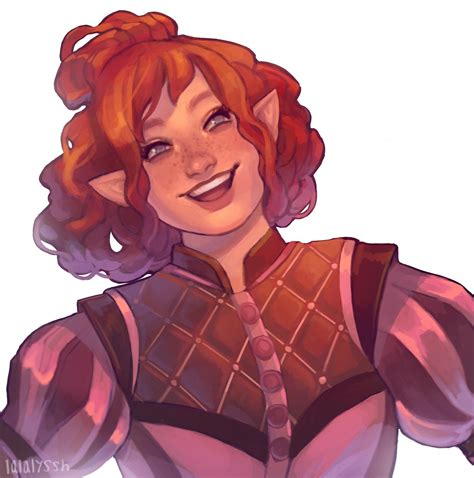 Art Oc Ilia The Halfling Bard Rdnd