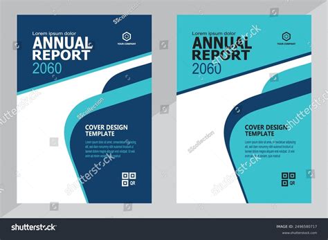연례 보고서 브로셔 웹 디자인 코퍼레이트 스톡 벡터로열티 프리 2496580717 Shutterstock