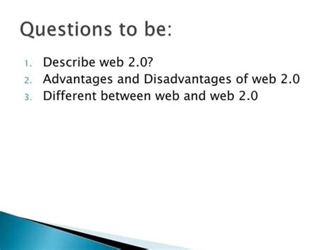 Advantages And Disadvantages Of Web 20 Ppt Web Development Internet