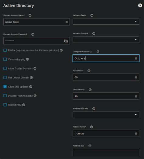 active directory ad [einval] error message truenas community