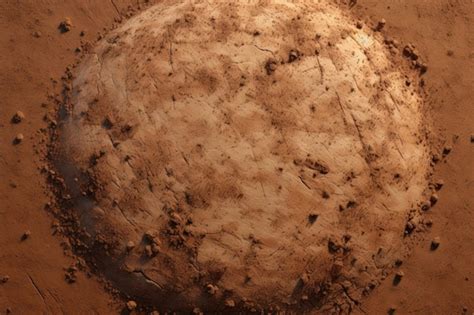 Premium Ai Image A Ball Of Mud Is Shown In This Image