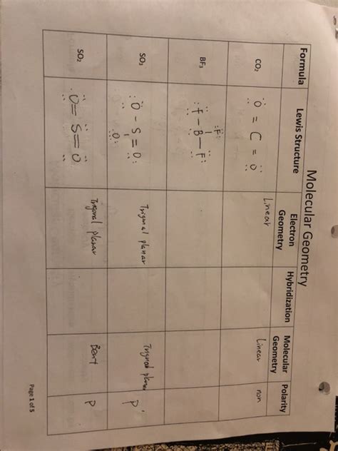 Solved Molecular Geometry Formula Lewis Structure Electron Chegg