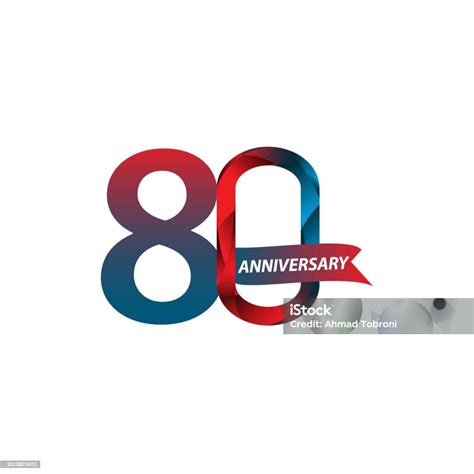 Vetores De Aniversário De 80 Anos Vetor Modelo Design Ilustração E Mais
