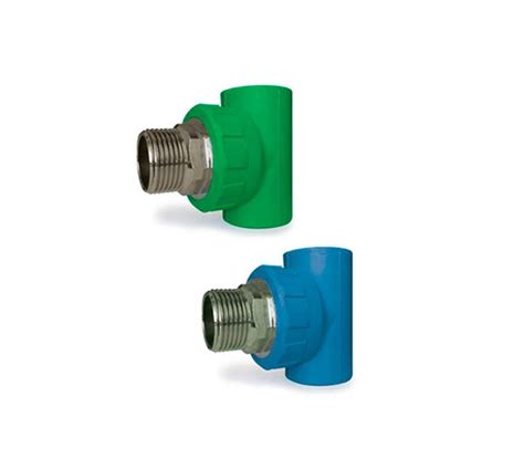 Tee Macho Inserto Metálico Polipropileno Socket Todovalvulas