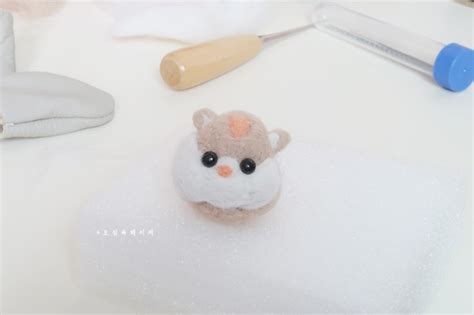 양모펠트 Diy키트 톰스스튜디오 햄스터 인형만들기 네이버 블로그