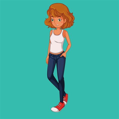Cartoon Girl Fullbody Images Free Download On Freepik
