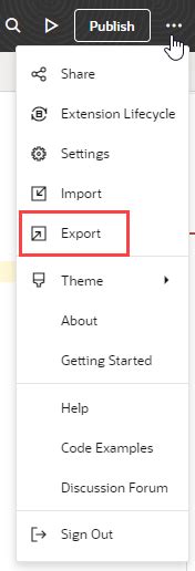 Export Your Workspace As An Archive