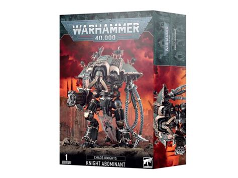 Warhammer 40K Chaos Knights Knight Abominant 43 63 Everything
