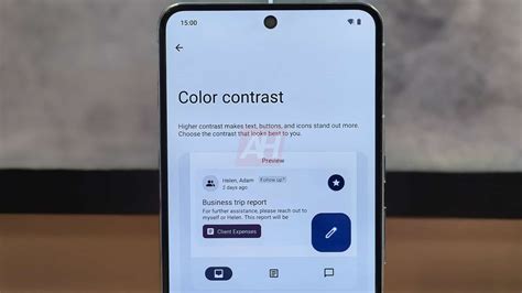 Android 15s Color Contrast Settings Will Make Apps Easier To Read