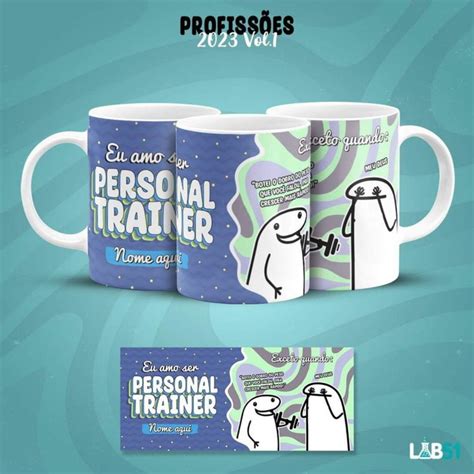 Caneca Flork Profissões Personal Trainer Elo7