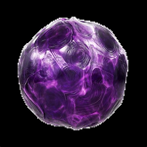 紫色水晶1 CGAxis violet crystal 材质贴图 CG魔盒