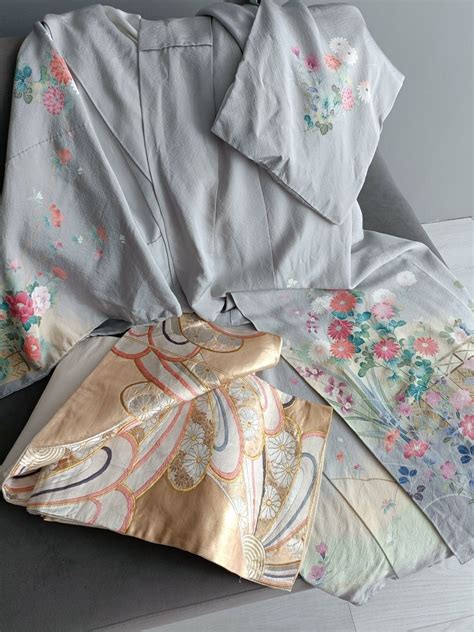 Автентичне вінтажне японське кімоно та обі 10 000 грн Інший жіночий одяг Львів на Olx