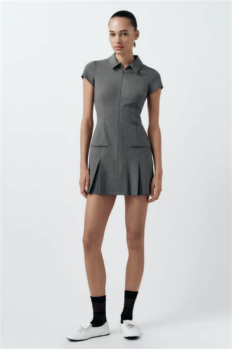 자라 플리츠 미니 원피스 위시버킷