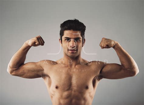 Muscular Young Man Showing Off His Defined Body Jacob Lund