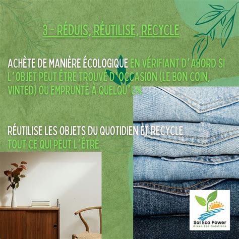 Sol Eco Power on Instagram Adoptez ces 7 éco gestes pour un