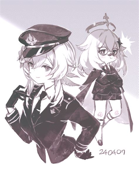 Lumine And Paimon Genshin Impact Drawn By Adeliecat Danbooru