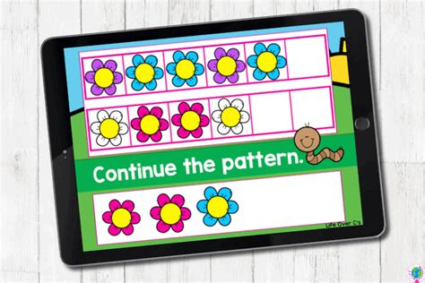 Digital Spring Abb Pattern Activities For Kindergarten I Teach Too