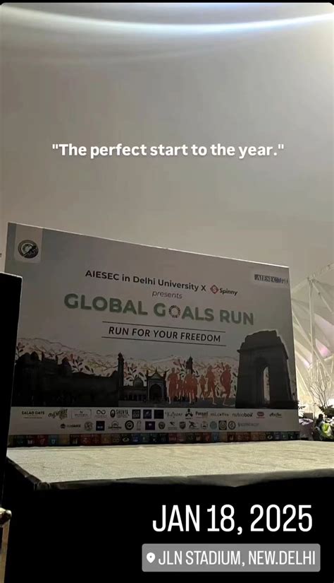 deepanshu goyal on linkedin globalgoalsrun sdgs teamwork aiesec