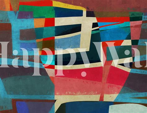 Patchwork Tulip Wallpaper Elegant And Modern Wall Decor Happywall