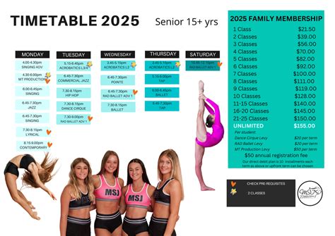 Seniors Msj Productions Performing Arts Studio