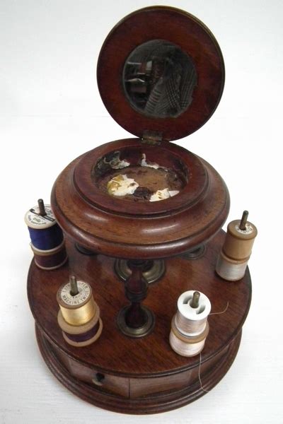 Antique Victorian Mahogany Bobbin Stand Antiques Co Uk